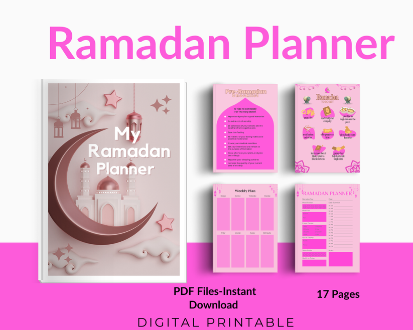 Ramadan Digital Planner (13 Pages) – Digital & Printable ...